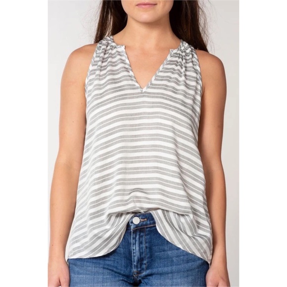 Mod On Trend | Tops | Mod Boutique Striped Vneck Tank Top | Poshmark